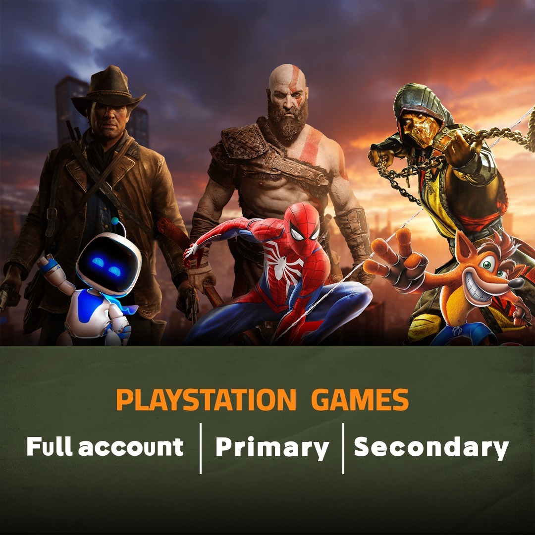 PlayStation Games Accounts - Egy4Gamers Boost your play